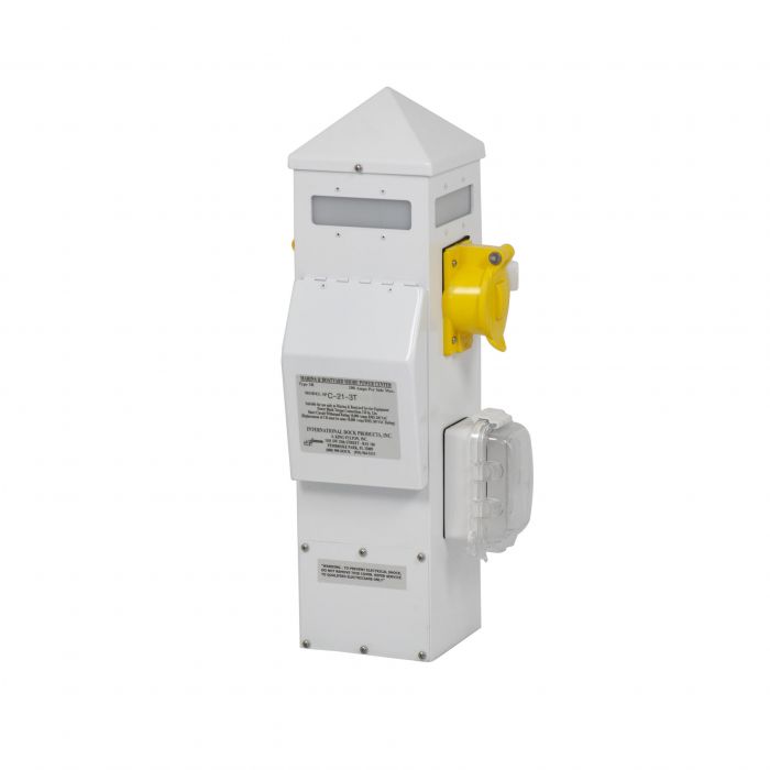 International Dock Power Pedestal, Piling Mount - SPC-21-3T-605 - Boat ...