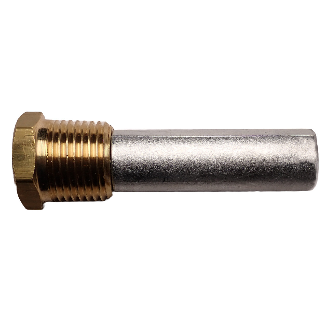 Metal Distr. Zinc Marine Anode w/ Brass Plug, 2in X 1/4in X 1/8in - MDE ...