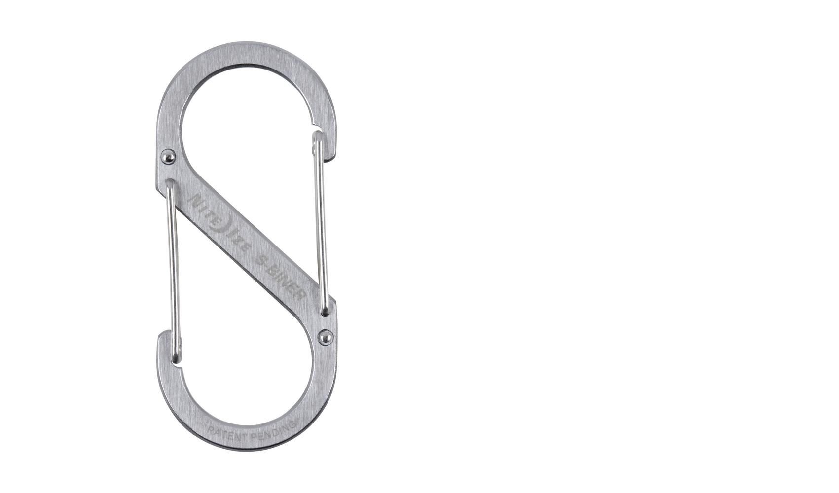 NITE-IZE #4 Double Gated Stainless Steel Carabiner Clip - SB4-03-11 ...