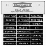 Bernard Pressure Sensitive Identi-Labels - IL2 Instrument Panel Labels ...