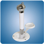 Scandvik Recessed Shower White & Chrome Sprayer w/6ft White Nylon Hose ...