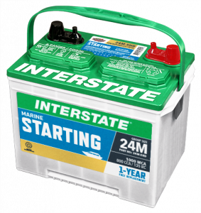 Interstate Battery Group 24 Starting Battery, 1000CA - 24M-XHD - Boat ...