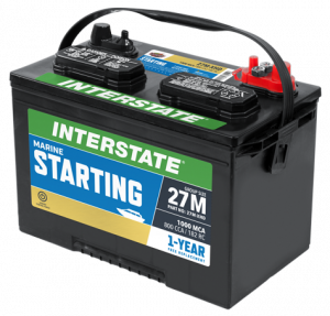 Interstate Battery Group 27 Starting Battery, 1000CA - 27M-XHD - Boat ...