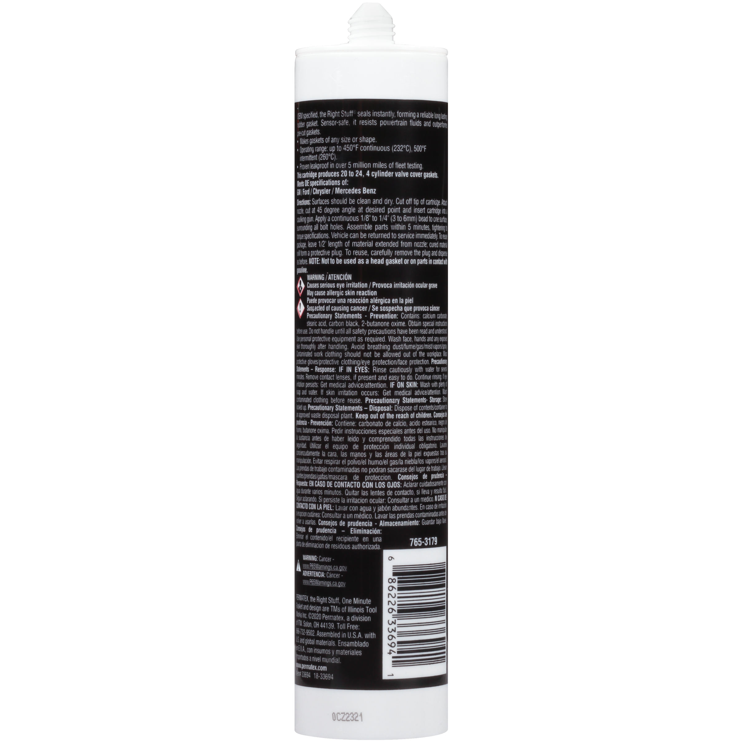 PERMATEX RIGHT STUFF 10.1OZ C 33694 - Boat Owners Warehouse - Marine ...