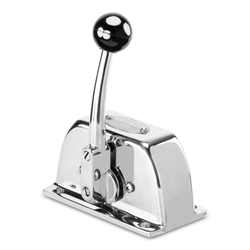 SeaStar Chrome Single S Binnacle Control - CH5210P - Boat Owners ...