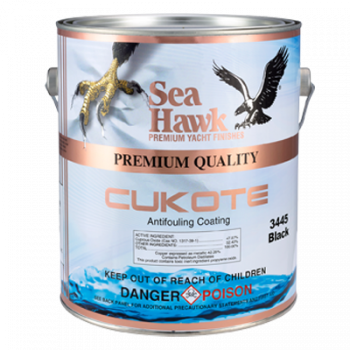 Seahawk Cukote Self Polishing Antifouling Paint, Black, Gallon - 3445 ...