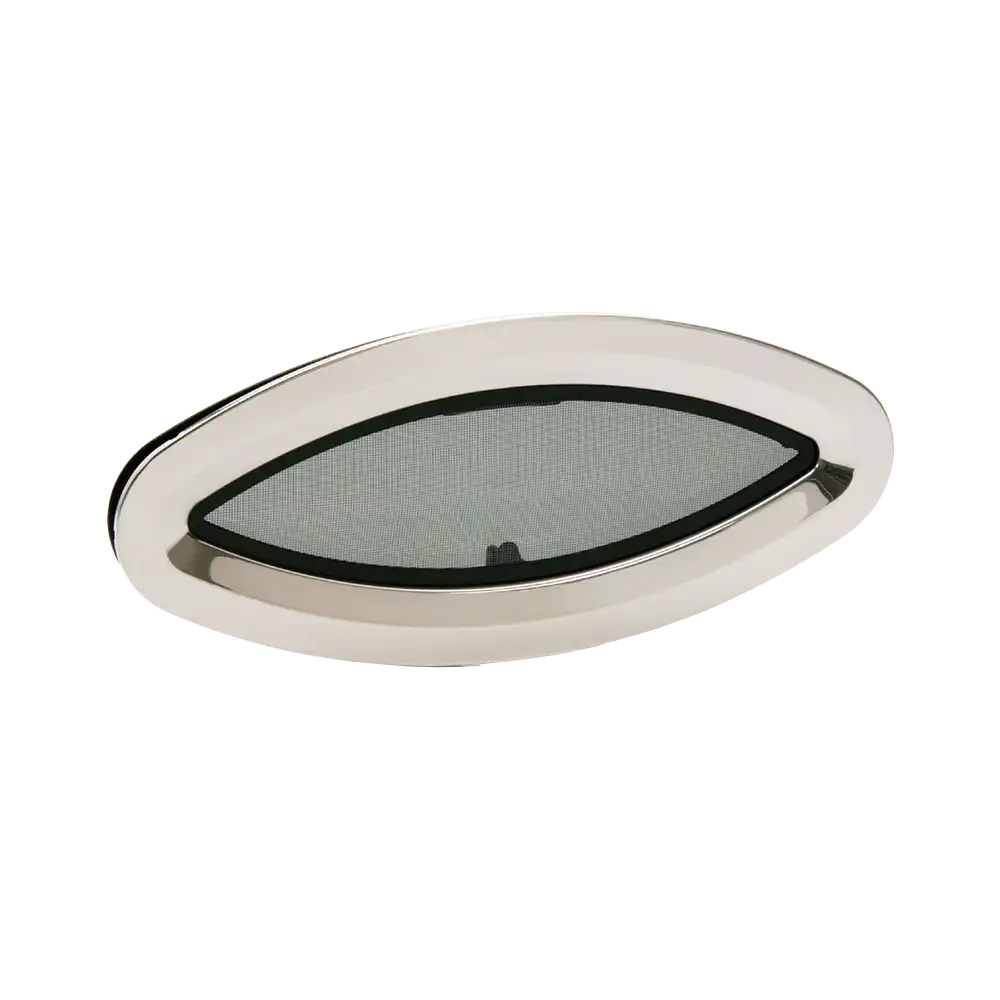 Bomar Flagship 5in x 15-3/4in Oval Portlight, w/ SS Trim Ring - G615 ...