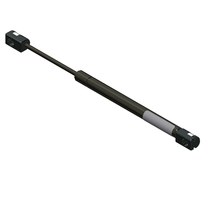 Ameritool 6?15 Series Fixed Force Carbon Steel, 40lb Gas Spring, 20in ...