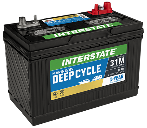 Interstate Battery Group 31M Deep Cycle Battery, 845CA - SRM-31 - Boat ...