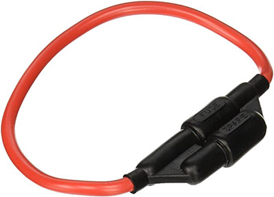 Sierra DBL FUSEHOLDER 30A 10 GA 8" wire loop with two 30 Amp fuses ...