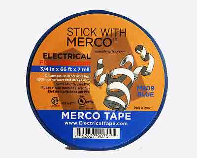 MERCO TAPES RIGGING TAPE BLUE 3/ M809-BLUE - Boat Owners Warehouse ...