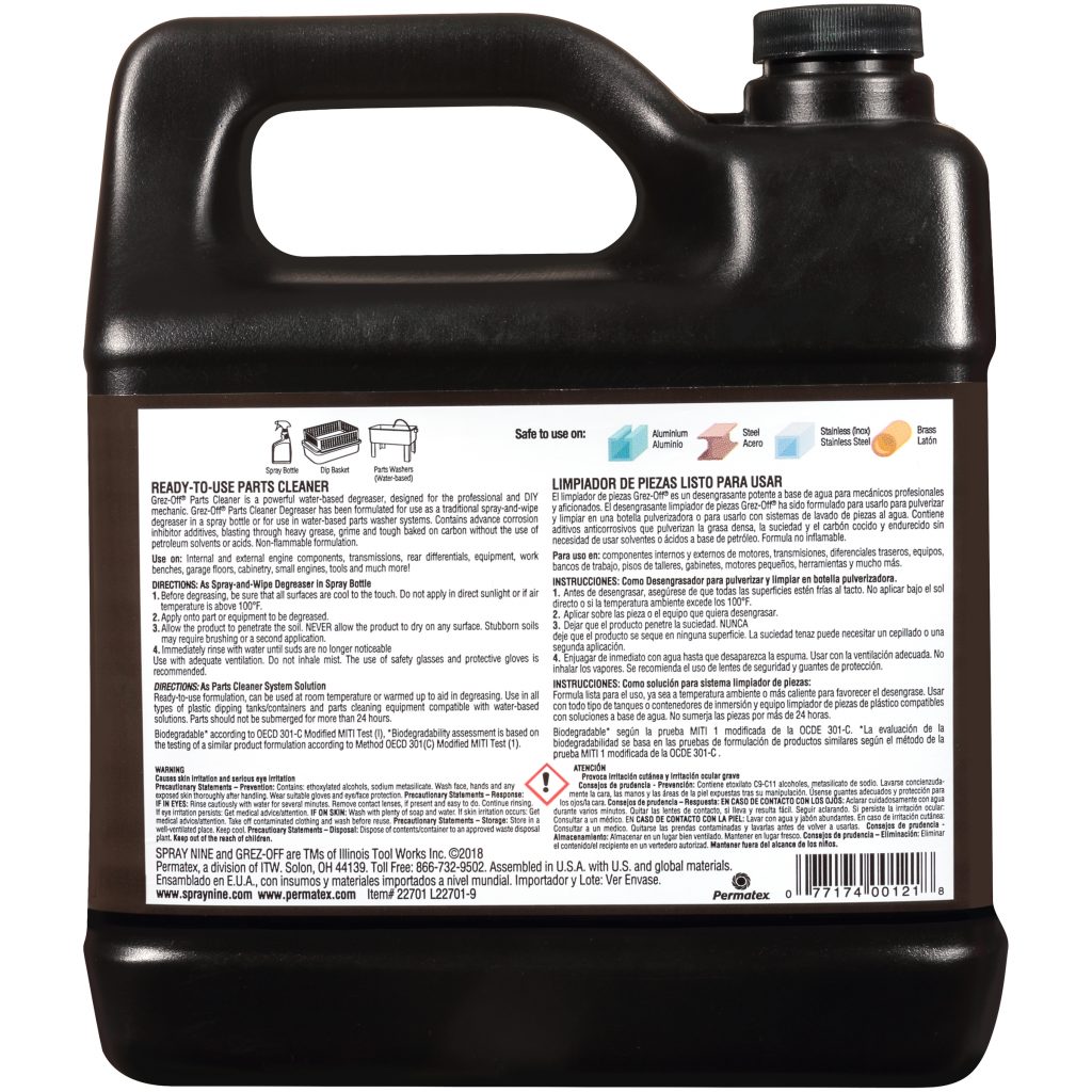 Permatex Gallon Grez-Off Cleaner 22701 - Boat Owners Warehouse - Marine ...