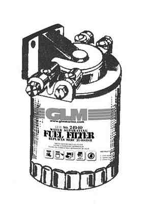 GLM Fuel Water Separator 24950 - Boat Owners Warehouse - Marine ...