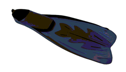 Aqua Wing Medium Blue Swim Fins FN-305-B-M - Boat Owners Warehouse ...