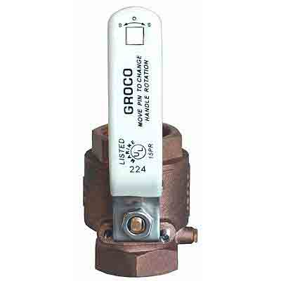 Groco 1-1/2in Brz in-Line Ball Valve IBV-1500 - Boat Owners Warehouse ...