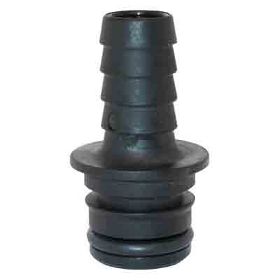 JABSCO Par Max Snap-In Port Fitting 1/2in Straight Male Hose Barb 2Pk ...