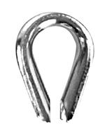 Whitecap 3/16in SS Rope Thimbles, 2pk - S-4081P - Boat Owners Warehouse ...