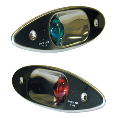 TH Marine LED Shark Eye Nav Lights, Pair - SEL-1LED-DP - Boat Owners ...