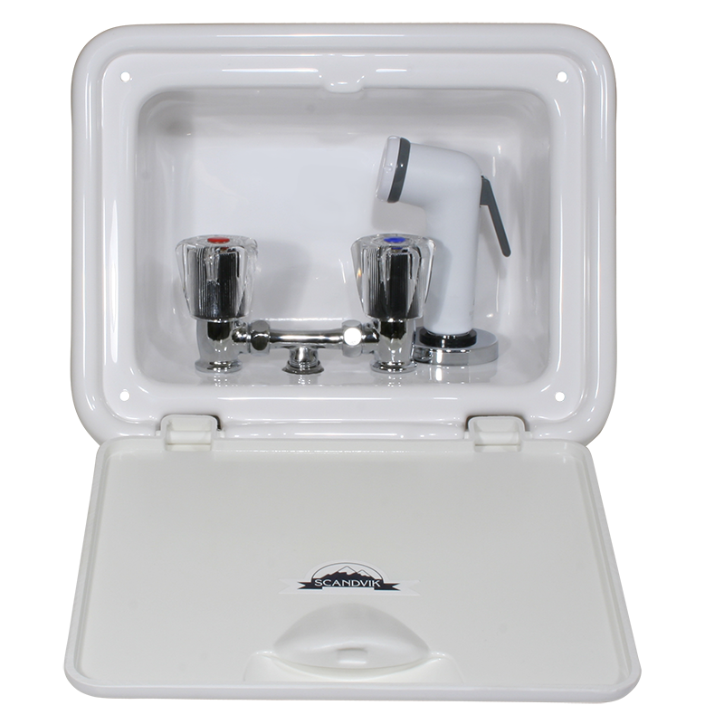 Scandvik Complete H+C Shower Box 10640 - Boat Owners Warehouse - Marine ...