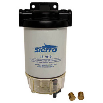 Sierra Fuel/Wtr Sep Filter W/Clr Bowl 18-7932-1 Complete Kit - Boat ...