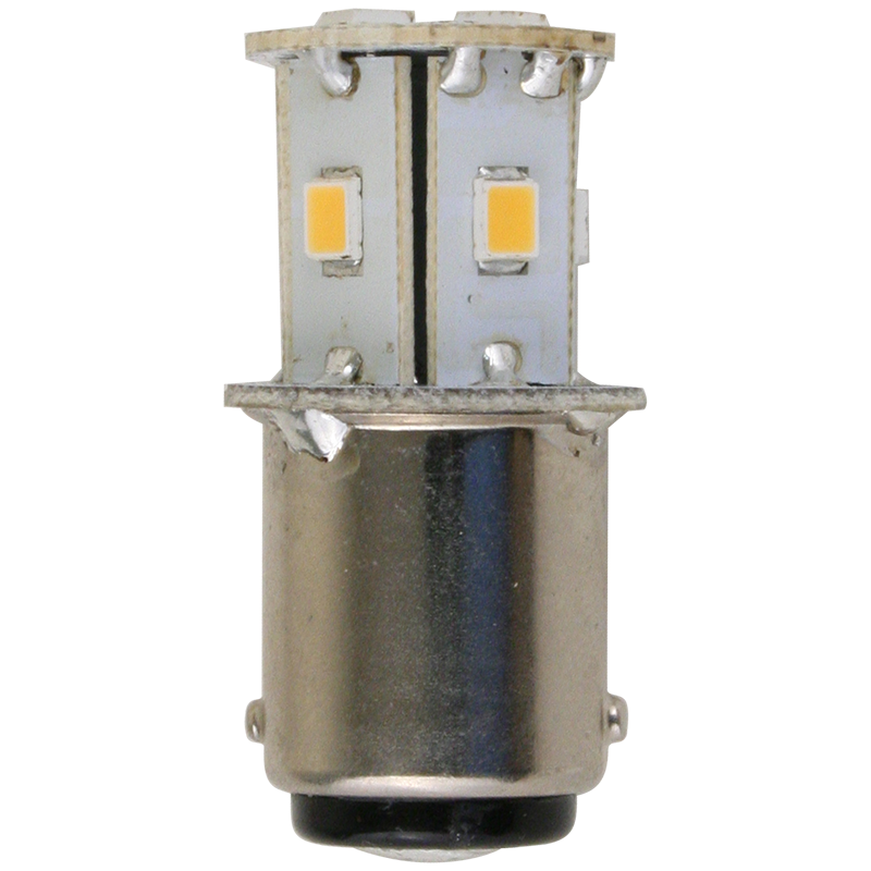 Scandvik 12V 8 LED Warm White Bayonet Base Mini Tower Light Bulb ...