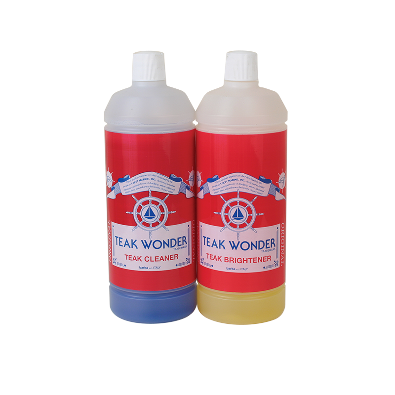 Scandvik Teak Wonder Cleaner/Brightner Combo Kit, Liter - 60110 - Boat ...