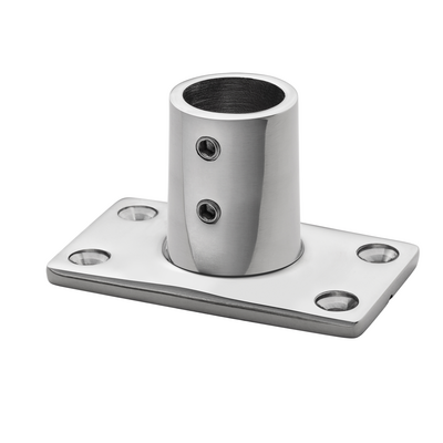 Whitecap 7/8in SS 90ø Rectangular Base Rail Fitting - 6041C - Boat ...