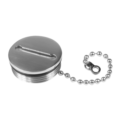 Whitecap 2in SS Replacement Cap & Chain - 6074C - Boat Owners Warehouse ...
