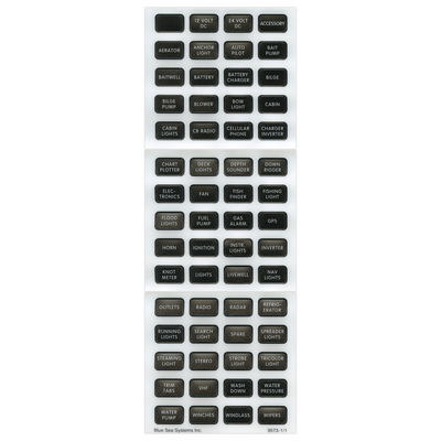 Blue Sea 60 Blk Sml Format Labels 8214 - Boat Owners Warehouse - Marine ...