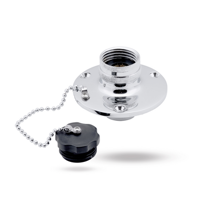 Whitecap Chrome Plated Brass Water inlet - P-2455C - Boat Owners ...