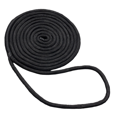 Miami Cordage 3/4 X 50 Black Dock Line DLB34501 - Boat Owners Warehouse ...