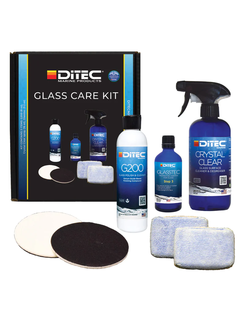 Ditec Glass Care Kit - 22-KITS-GLAS - Boat Owners Warehouse - Marine ...
