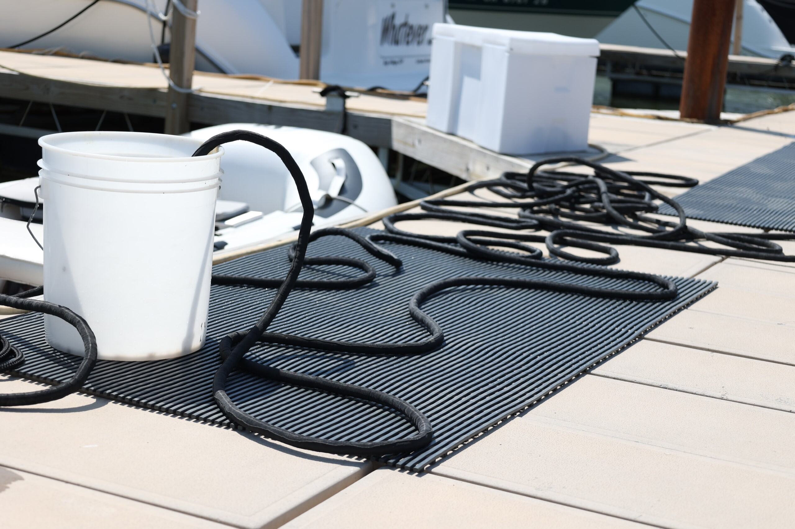 Plastex Black Heronrib Marine Rubber Flooring Mat, 20in Wide - Sold by ...